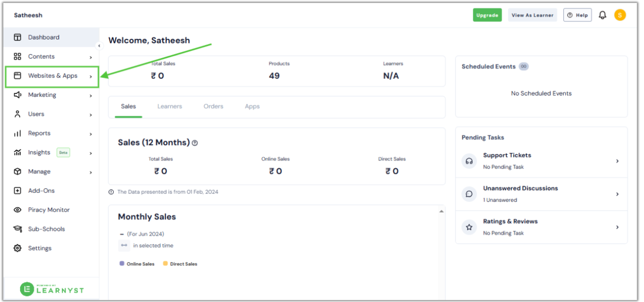 Overview of the Widgets (embeddables).
